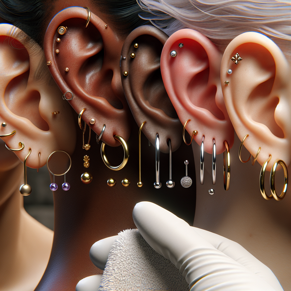 The Ultimate Guide to Ear Piercings: Styles and Aftercare - Walk In ...